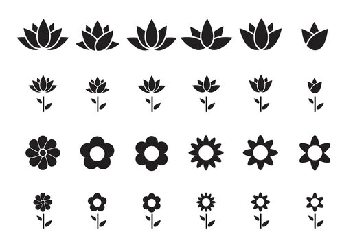 Simple Flower Vector Free Download