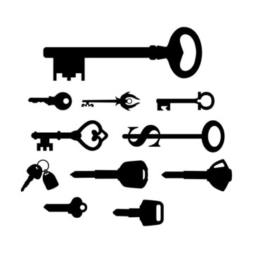 Vintage Key Vector Free Download