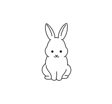 Rabbit Sketch Simple Images – Browse 6,336 Stock Photos, Vectors, and ...