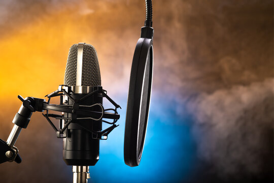 Recording Studio Microphone Wallpaper