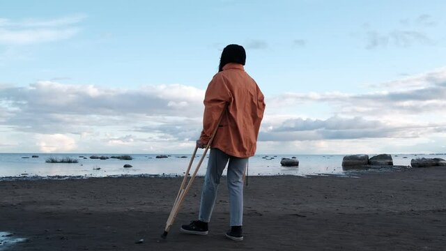 Crutches Beach Images – Browse 860 Stock Photos, Vectors, and Video ...