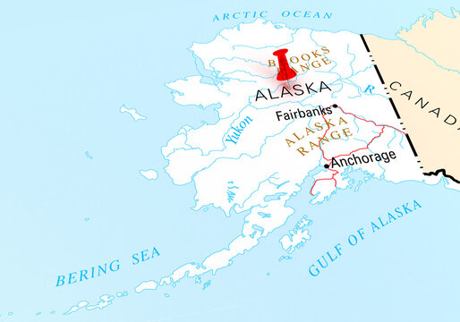 Alaskan Range Map