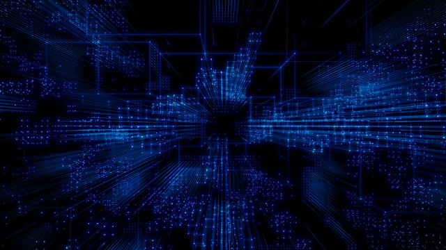 Blue Technology Wallpaper Hd