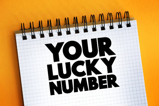 "Lucky Number" Images – Browse 1,691 Stock Photos, Vectors, and Video ...