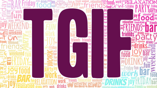 Tgif bilder – Bläddra bland 3,696 stockfoton, vektorer och videor | Adobe Stock