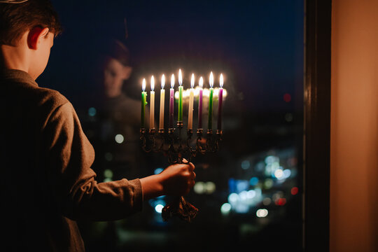 Menorah In Window Images – Browse 672 Stock Photos, Vectors, and Video ...