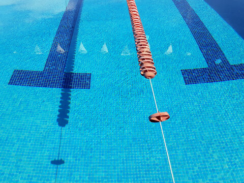 Swimming Pool Lane Lines Background