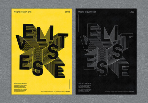 3d Typography Poster Tutorial