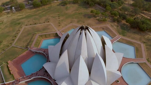 Aerial Temple View Lotus