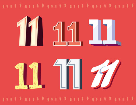 "Number Eleven" Images – Browse 692 Stock Photos, Vectors, and Video ...