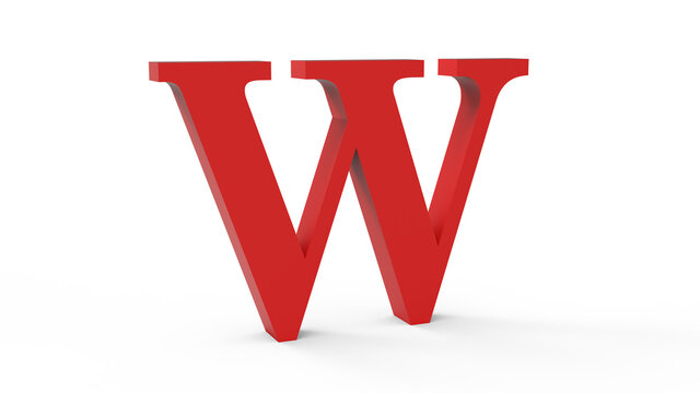 Capital Letter W