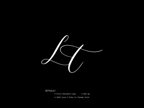 "Lt Letter Logo"-Bilder: Stock-Fotos & -Videos. | Adobe Stock