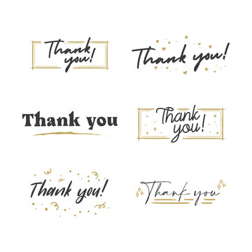 Cursive Thank You Font Images – Browse 1,199 Stock Photos, Vectors, and ...