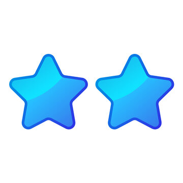 2 Stars Clipart