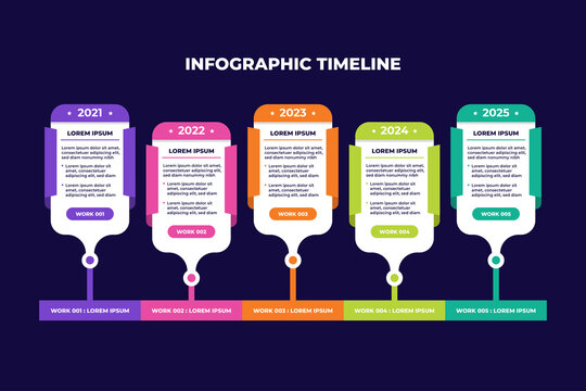 Infographic Template, Timeline With Dates Infographic Images – Browse ...