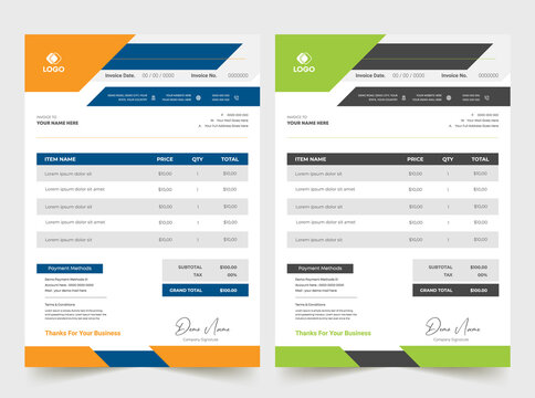 "Invoice Template" Bilder – Durchsuchen 4,182 Archivfotos ...