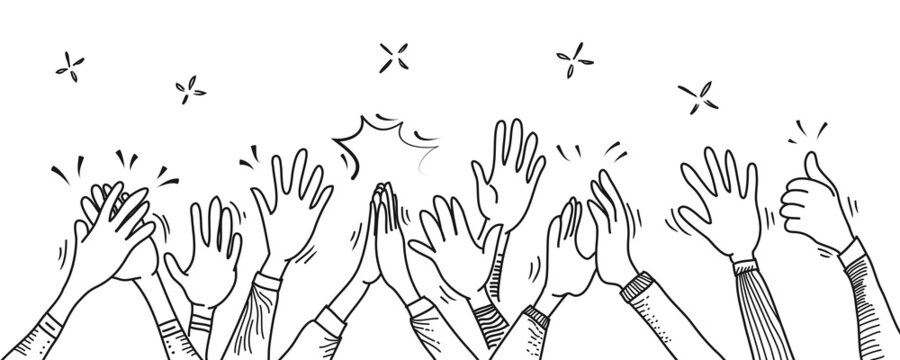 Cartoon Clapping Hands Images – Browse 9,405 Stock Photos, Vectors, and ...