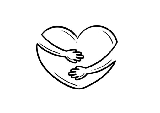 Arms Around Heart Images – Browse 1,153 Stock Photos, Vectors, and ...