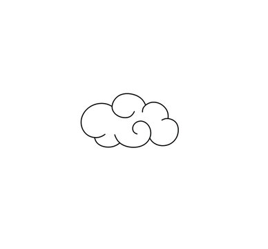 curly cloud art
