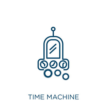 Time Machine Icon Vector