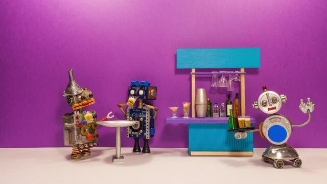 Waiter.robot.alcohol Images – Browse 323 Stock Photos, Vectors, and ...