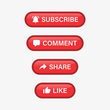 Like Share And Subscribe Images – Browse 5,570 Stock Photos, Vectors ...