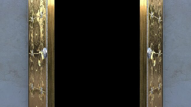 door opening animation