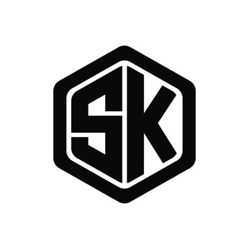 Imágenes de Sk Letter Logo: descubre bancos de fotos, ilustraciones ...