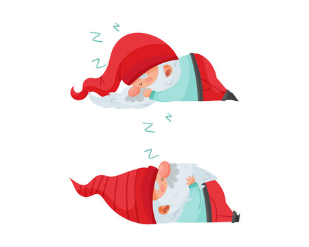 Sleeping Santa Cartoon Images – Browse 1,637 Stock Photos, Vectors, and ...