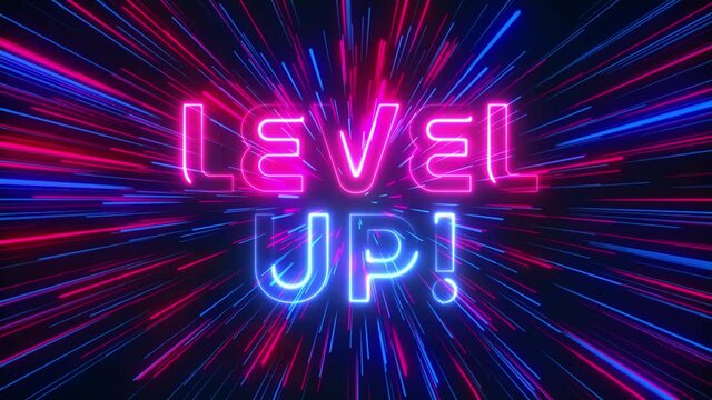 Neon Level Up Images – Browse 947 Stock Photos, Vectors, and Video ...