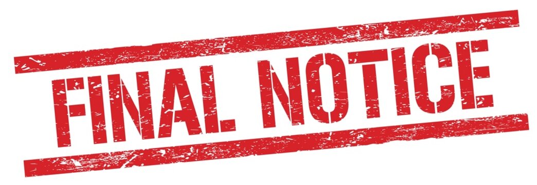 "Final Notice Stamp" Images – Browse 34 Stock Photos, Vectors, and ...