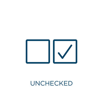 Unchecked Checkbox Icon