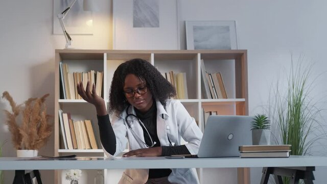 Frustrated Doctor Computer