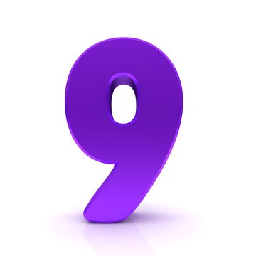 Purple Number 9