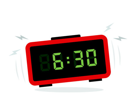 Digital Alarm Clock Clipart