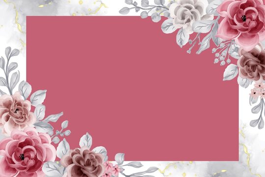 Maroon Flower Border Images – Browse 1,579 Stock Photos, Vectors, and ...