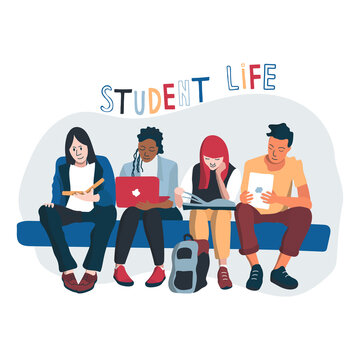 Middle School Students Clipart