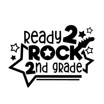 Second Grade Rocks Clip Art
