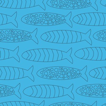 "Fish Seamless" Images – Browse 241 Stock Photos, Vectors, and Video ...