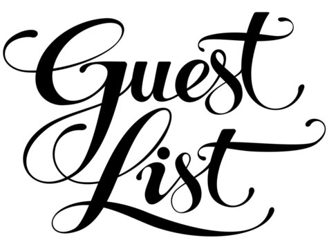 "Guest List" Images – Browse 594 Stock Photos, Vectors, and Video ...