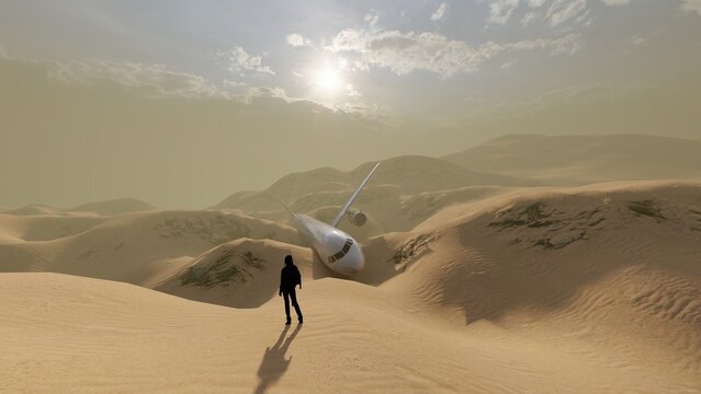Plane Crash Desert Images – Browse 1,593 Stock Photos, Vectors, and ...