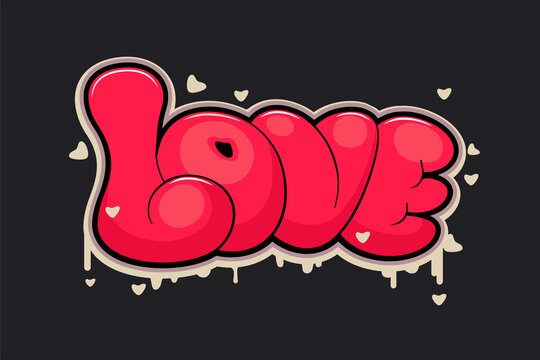 Love Graffiti Alphabet