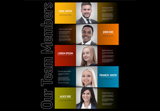 Employee Profile Template Images – Browse 12,488 Stock Photos, Vectors ...