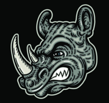 Angry Rhino Vector Images – Browse 3,578 Stock Photos, Vectors, and ...