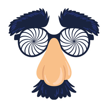 Groucho Marx Glasses Vector