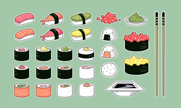 "Sushi Vector" Images – Browse 312 Stock Photos, Vectors, and Video ...