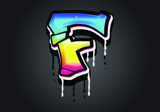 Cool Graffiti Letter R
