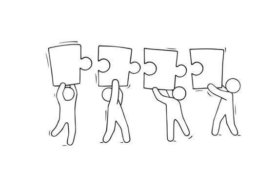 Two People Connect Cartoon Images – Browse 876 Stock Photos, Vectors ...