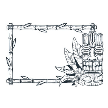 Tiki Clip Art Border