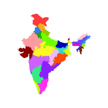 Blank India Map